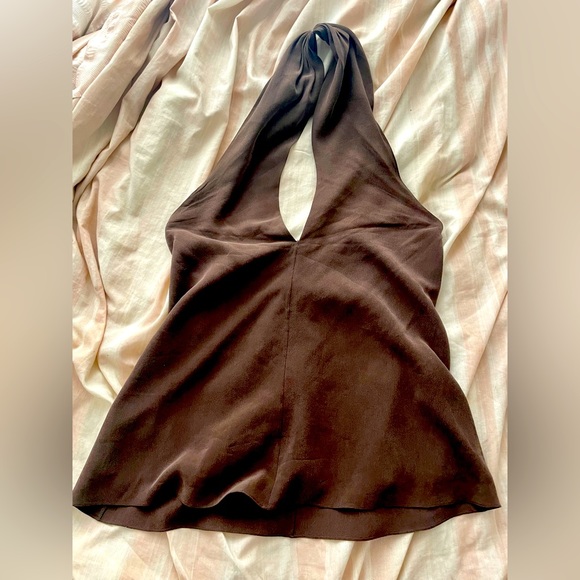 Theory | Tops | Rare Theory Halter Top 24 Silk Sample | Poshmark